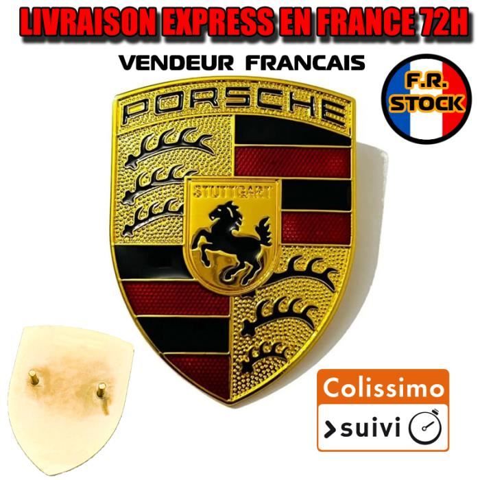 Insigne LOGO Porsche jaune - Cdiscount Auto