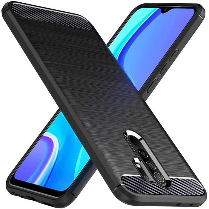Coque Xiaomi Redmi 9, [Fibre de Carbone] Etui Souple Flexible en ...