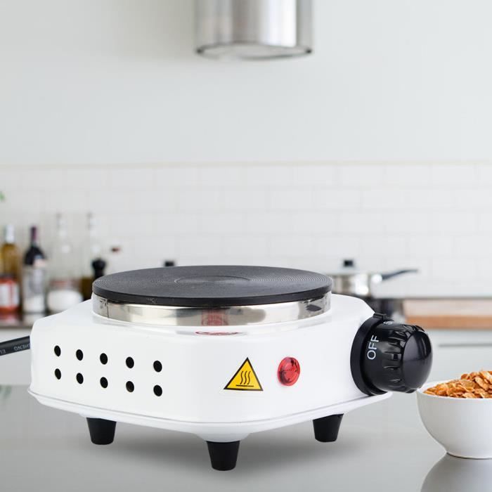 HURRISE Mini Cuisinière Mini Poêle électrique Portable 500 W avec ...