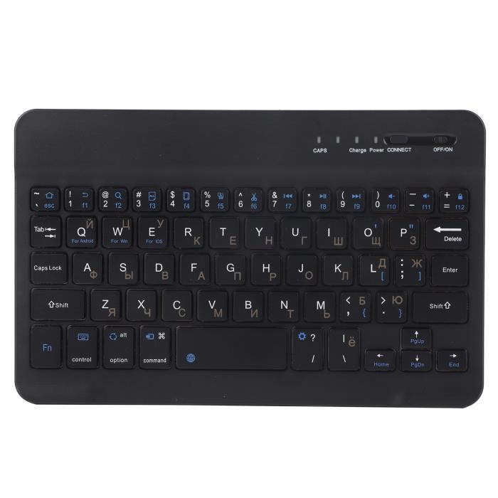 Clavier 7 pouces, clavier sans fil intégré dans une batterie de 120 mAh ...