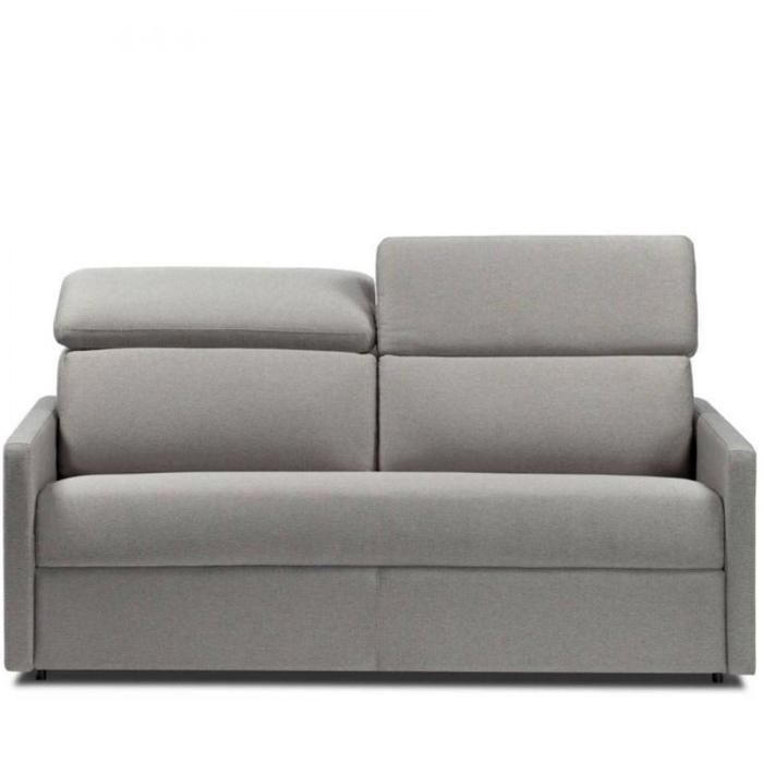 Canapé convertible LUXIA matelas 16cm système express sommier lattes ...