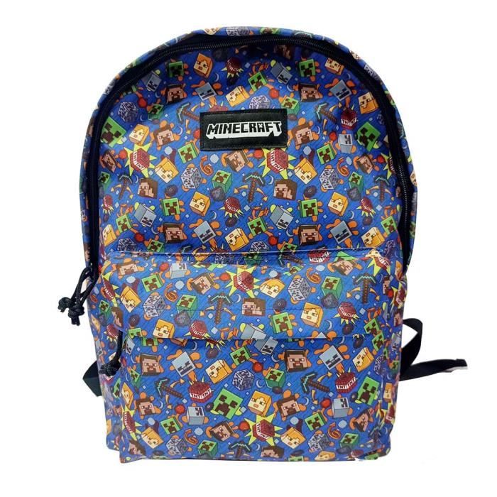 Sac à dos MINECRAFT All Over 1 compartiment - Cdiscount Bagagerie ...