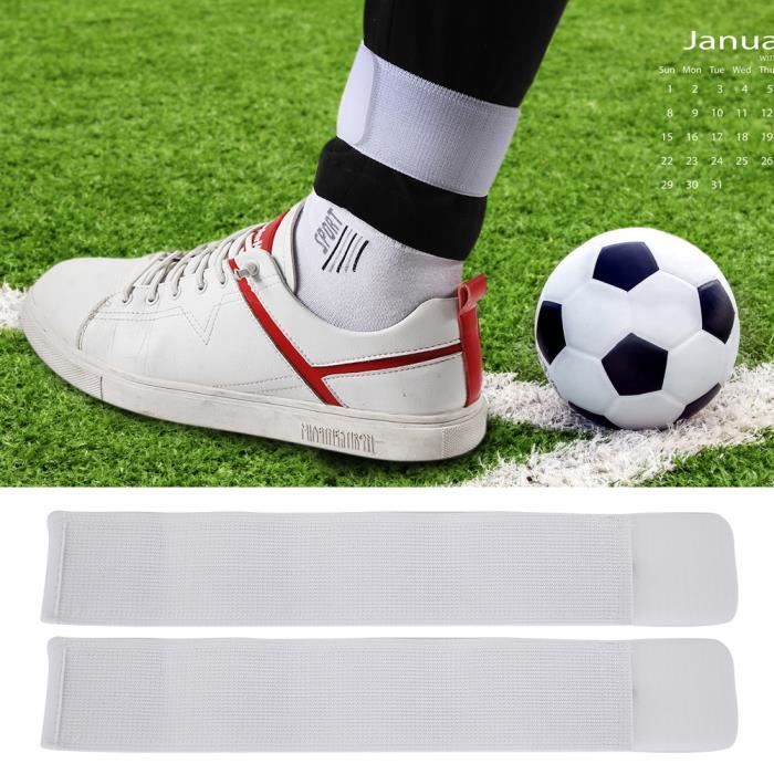 Soccer Shin Guard Fixe Bande de Bandage Attache Shinguard Sangle de ...