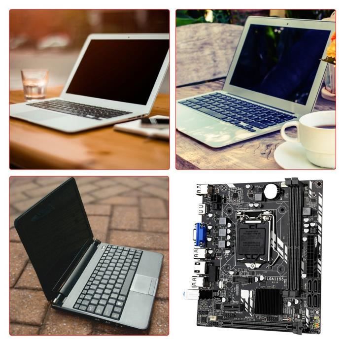 H61M carte mère PC de bureau carte mère USB2.0 pour support ...