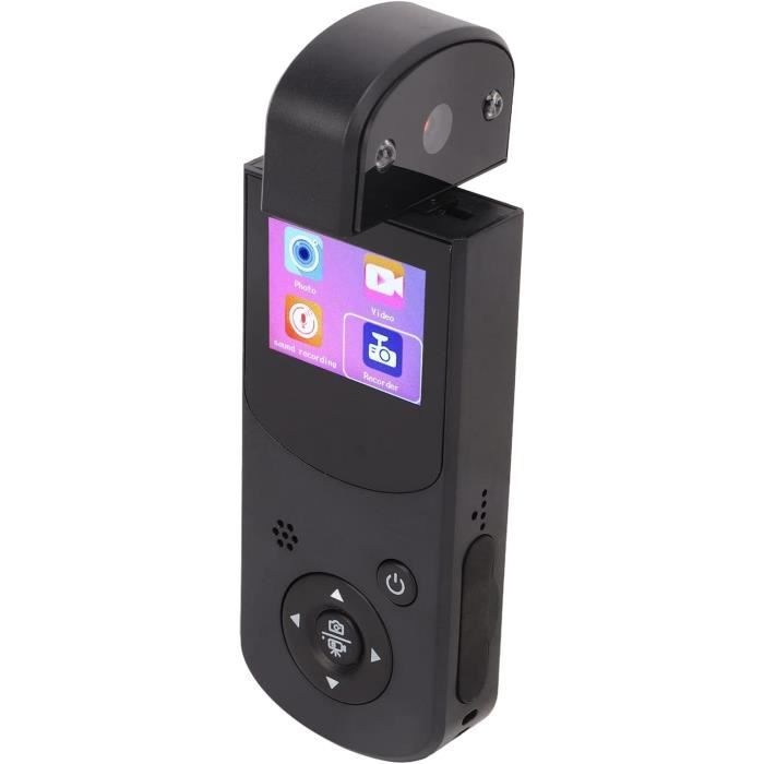 Caméra Dv Portable, Mini Caméra D'Action Corporelle Hd 1080P Clip Sur ...