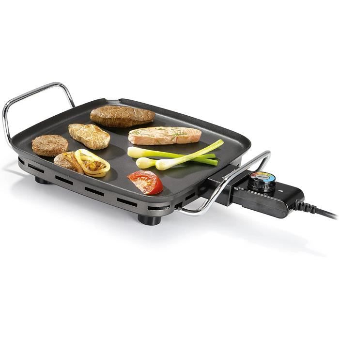 Plancha Princess Chef Mini Classic noire - fonte d'alm - 4 personnes ...