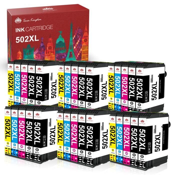 TONER KINGDOM cartouches Epson 502 502XL 502 XL compatibles avec ...