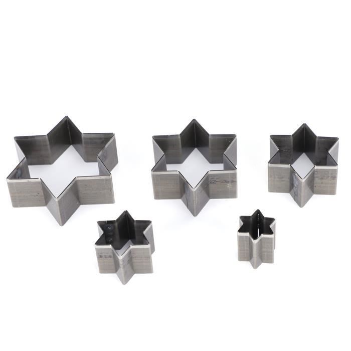 YOSOO Ensemble de matrices de poinçon en cuir 5 pièces poinçon en cuir ...