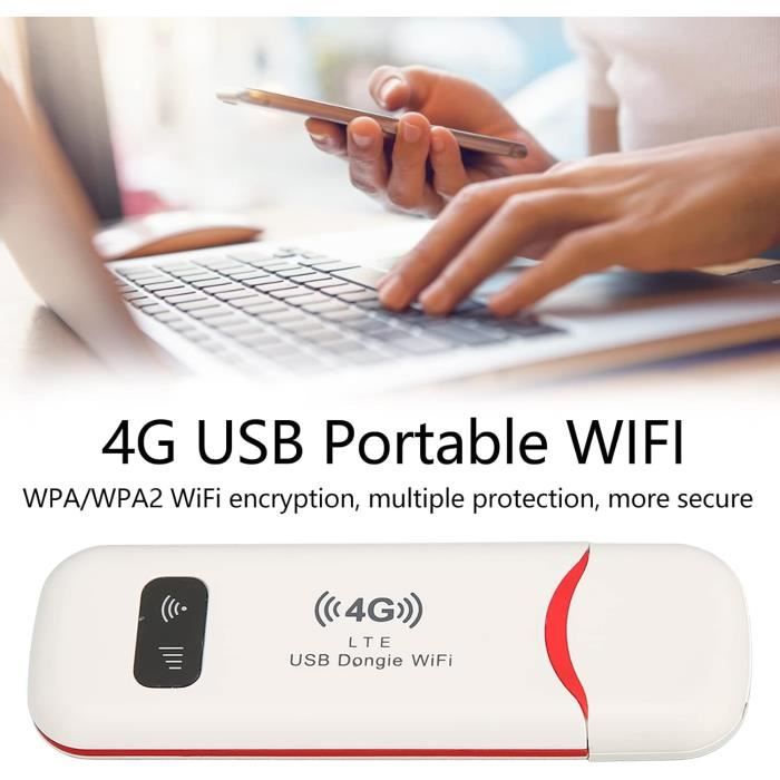Wifi Portable, Prise En Charge De 10 Utilisateurs 4G Usb Portable Wifi ...
