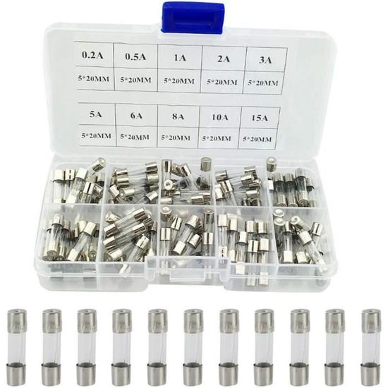 Fusibles En Verre Pour Auto - Etopars 100pcs Coup Rapide Voiture Souffler Fusibles Tube ...
