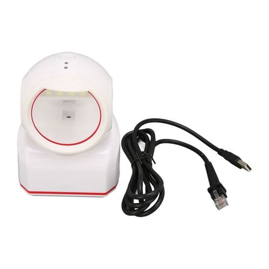 Scanner de codes-barres USB 2D 1D détection omnidirectionnelle 617nm ...