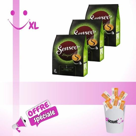 Dosette Senseo Brazil 96 dosettes + 20 mini Galettes - Cdiscount Au ...