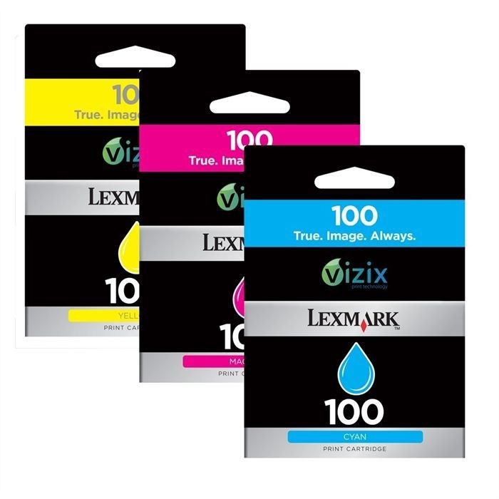 Lexmark 100 Cartouche d'encre Couleurs - Achat / Vente cartouche ...