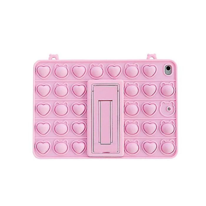 Pop-it Push Bubble Fidget Toy Silicone Mignon Étui Pour Ipad Avec ...