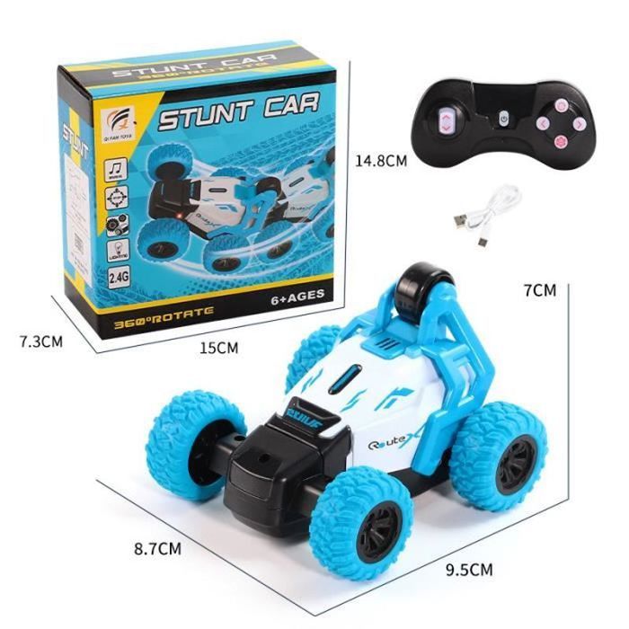 VEHICULE RADIOCOMMANDE Voiture Tlcommande Jouets Enfants Voiture Radiocommandee Rotation 360 ...