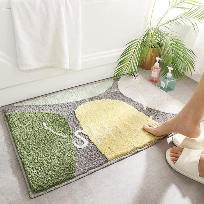 Tapis De Bain, Tapis De Sol Super Absorbant, Absorption D'Eau Et ...