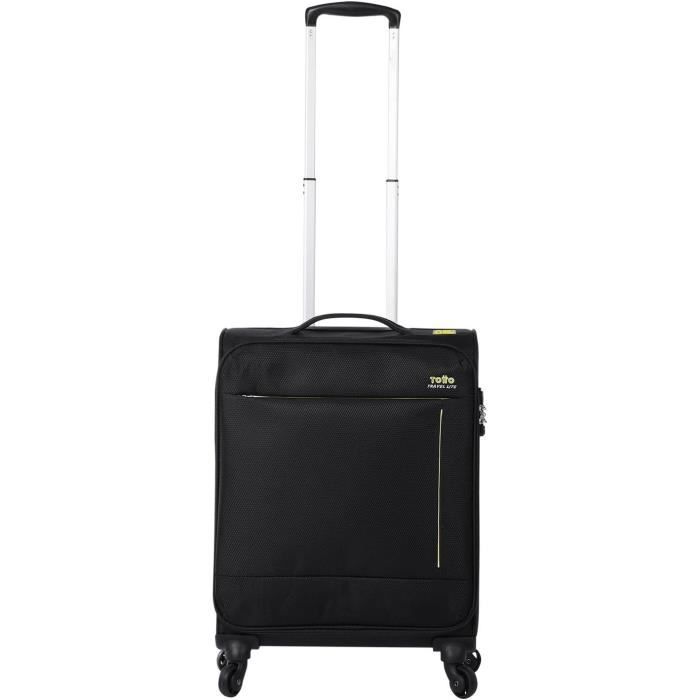 Valise Souple - Travel Lite - Valise De Cabine - Couleur Noire - Bagage ...