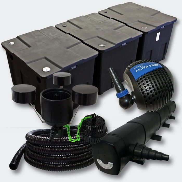 Filtration de bassin - Helloshop26 - Kit XXL - 90000L - 72W UVC - Pompe ...