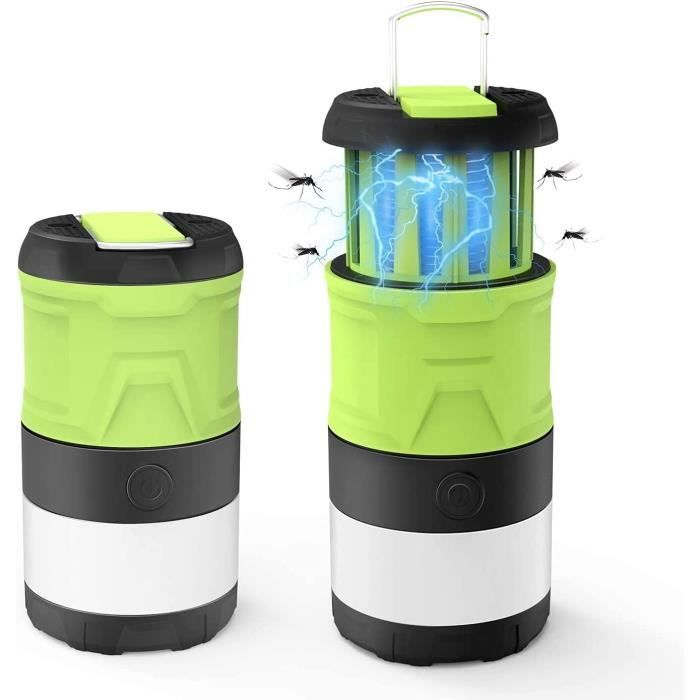 Elektrischer Insektenvernichter, Solaire Mosquito Killer Campinglampe Warnleuchte 3 In 1 ...