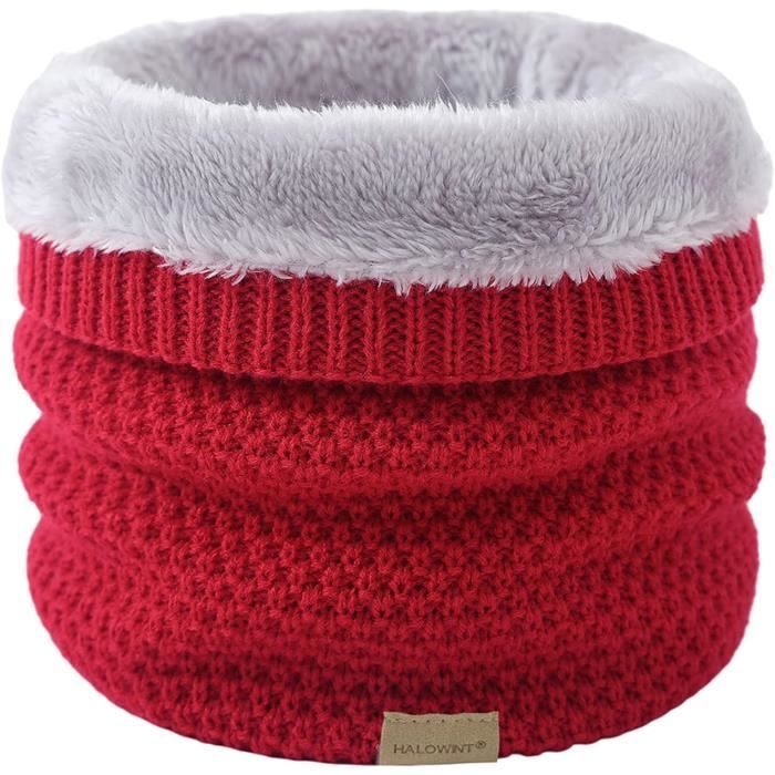 Cache-Cou Hiver charpe Circulaire Tricote Tour de Cou Col paisse Cache ...