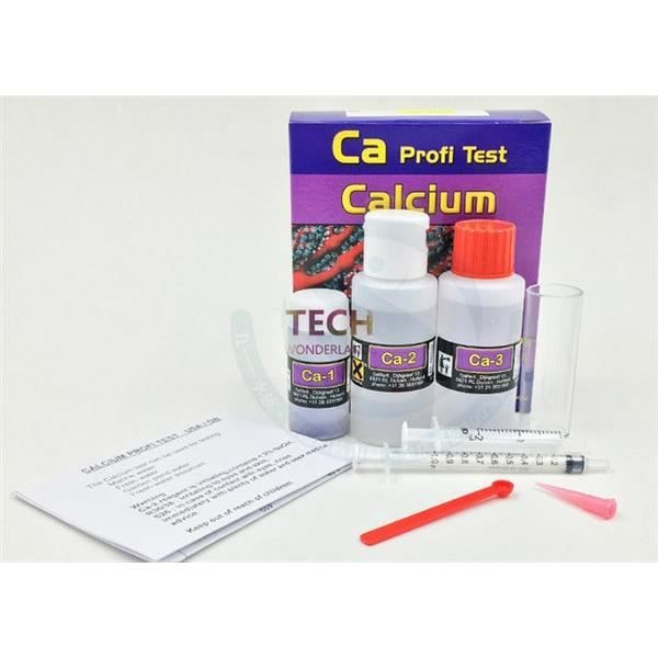 Kit de test de calcium Kit de Test Salifert Ca calcium Cu I2 KH Mg NH4 ...