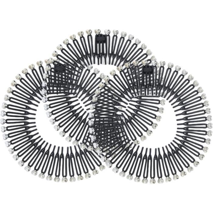 Flexi Comb Flexiband Lot De 3 Serre-Têtes Anti-Claquement Et Durable En ...