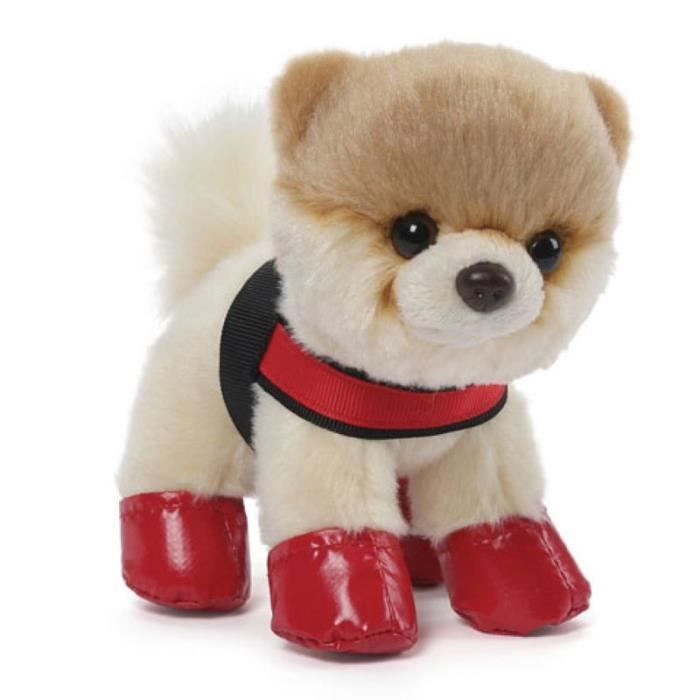 Peluche Boo le chien en bottes rouge 12 cm - Cdiscount Jeux - Jouets