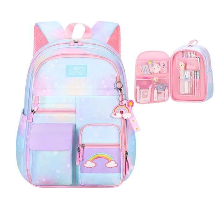 Huiya- Sac Dos Scolaire pour Filles Enfants Sac Dos Enfant Sac Ecole ...