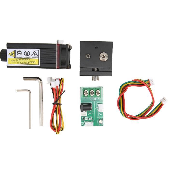 HURRISE tête laser PWM Tête de module laser de longueur d'onde 7W PWM ...