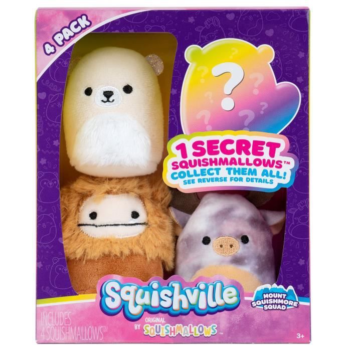 Ensemble de peluches Squishville Mini Mount Squishmore Squad - Cdiscount Jeux - Jouets