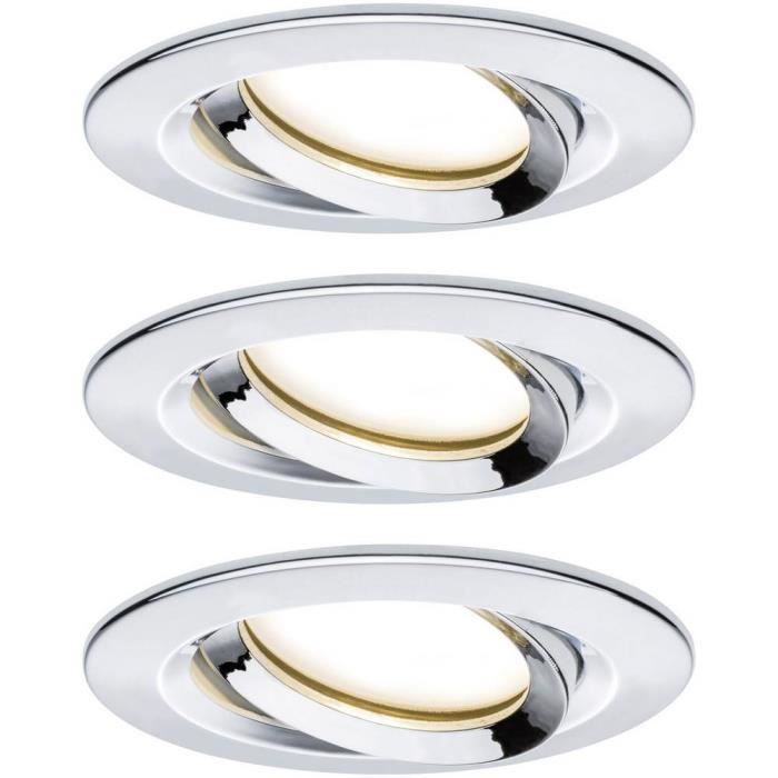 Spot Encastrable Pour Salle De Bains Paulmann Nova Plus 93684 Led