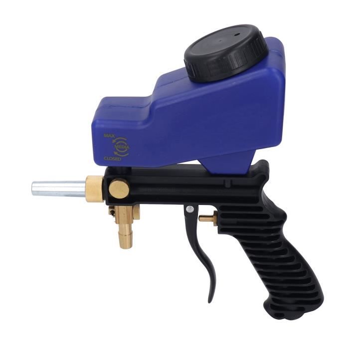 JUZ Kit de pistolet de sablage Sand Blaster Gun Kit ABS Aluminium 2 ...