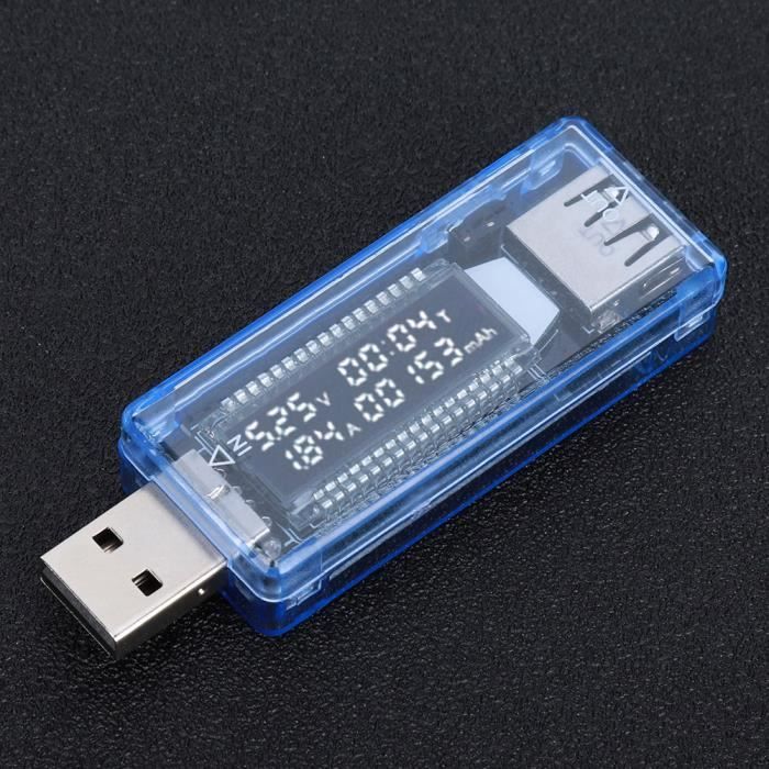 LEX testeur USB Détecteur USB LCD Voltmètre Ampèremètre Testeur de ...