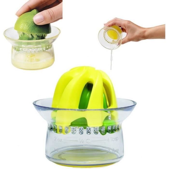 Chef'n - Presse-Agrumes "Juicester Jr." 2 en 1 avec Gobelet Doseur pour ...