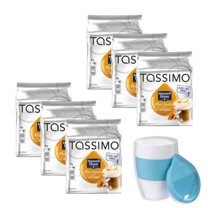 6 Tassimo Maxwell House Macchiato Caramel + Mug TASSIMO Koziol Aroma To ...