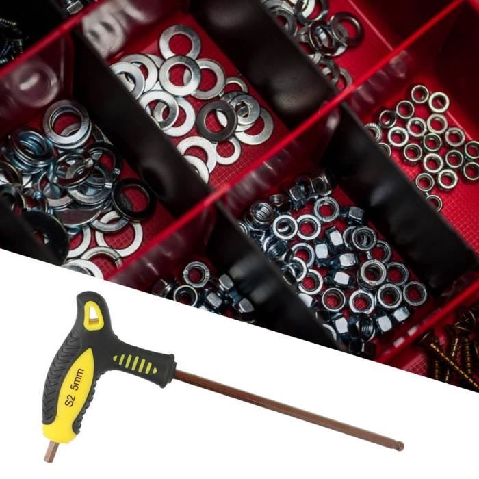 JIA Ball Head T Shape Long Handle Hex Key Wrench Professional Repairing ...