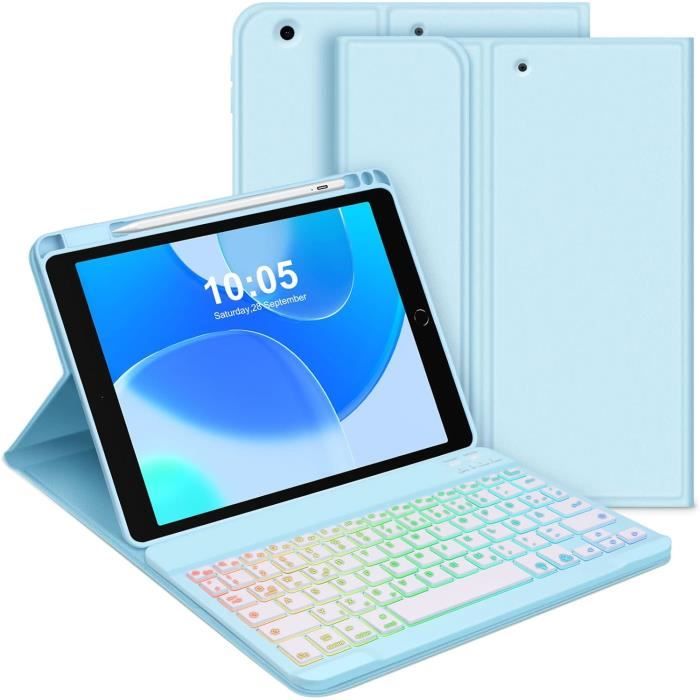 Étui Clavier Pour Ipad 9e Génération 2021 8e Génération 2020 7e