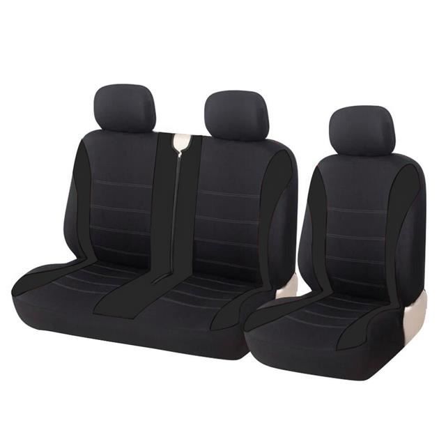 COUVRE SIEGE,BLACK--Housses de siège pour Van, 2 + 1 places, très ...