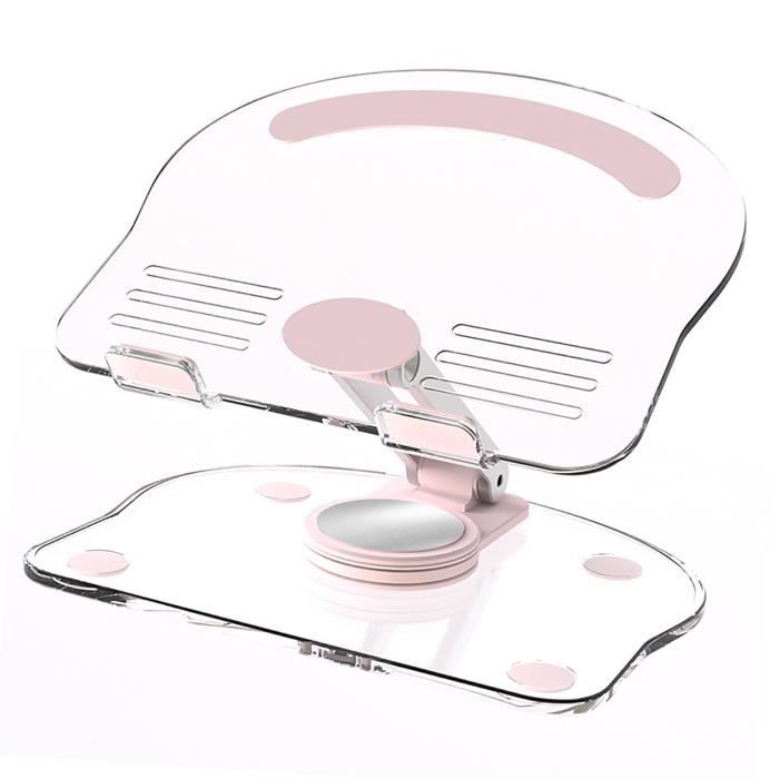 Support tablette pliable rotatif 360 degrés en acrylique transparent ...