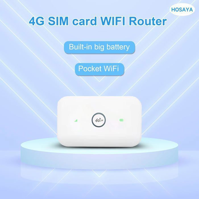 Modem Wifi 4G Avec Batterie Intégrée Routeur 4G Portable Avec Fente ...