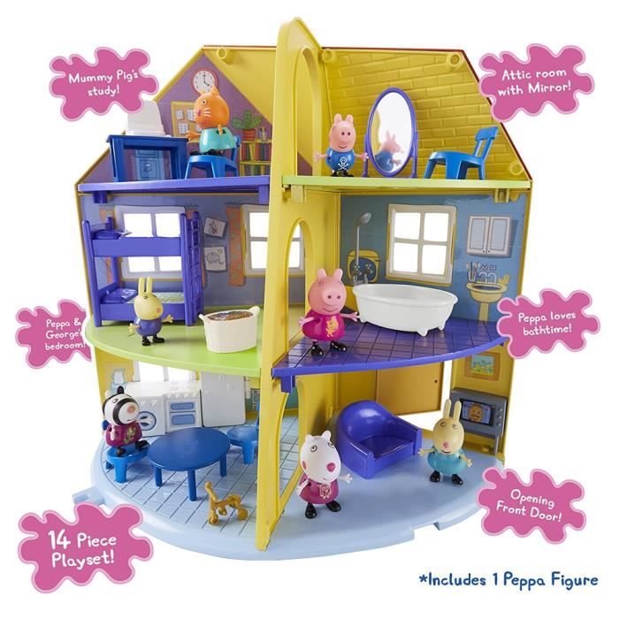 Peppa Pig Peppa Family Home Playset Cdiscount Jeux Jouets