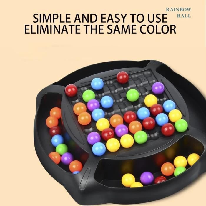 Jeu de société d'échecs arc-en-ciel ROKOO pour enfants de 3 ans et plus ...
