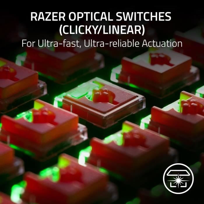 Deathstalker V2 (Switches Rouges) - Clavier Gamer Optique À Profil Bas ...