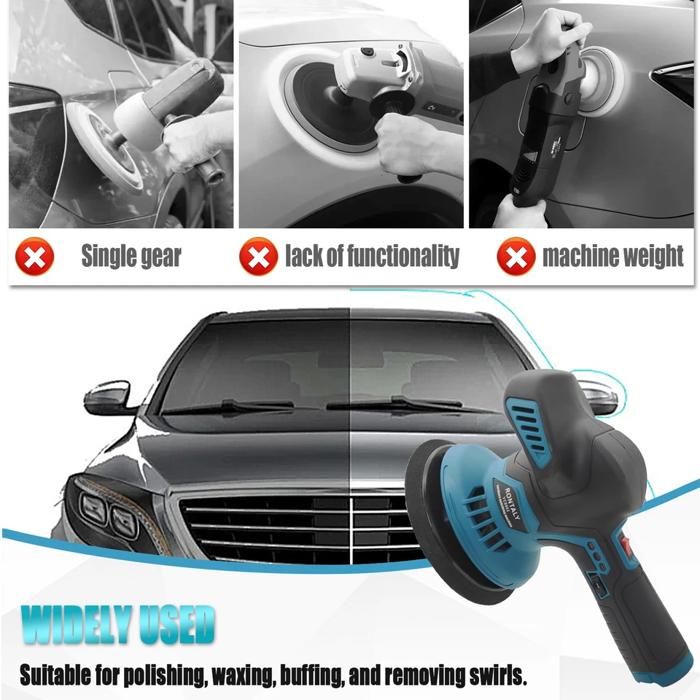 Buffer Polisher, 6 Variable Speeds 3200-3800 RPM, With upgrade ...
