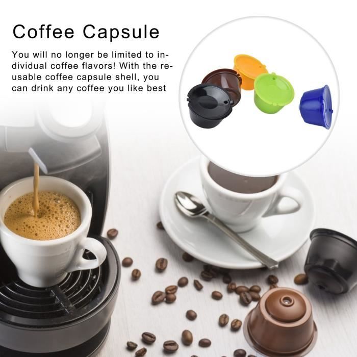 Dosette de café réutilisable pour Dolce Gusto - ZJCHAO - 5 pièces - 50 ...