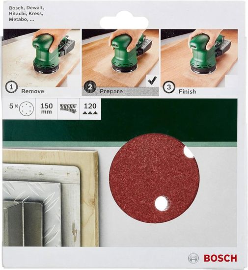 2609256A32 Feuilles abrasives pour Ponceuses excentriques Diamètre 150 ...