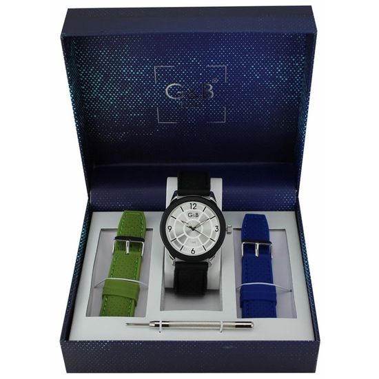G&B Time® Conjunto Relógio com 2 Braceletes RGB-43834-1 - Cdiscount ...