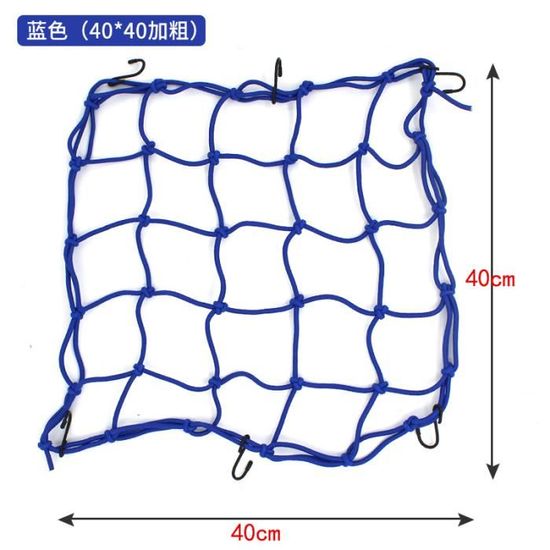 Sac-filet de coffre,Porte-casque de moto élastique avec 6 crochets,sac ...