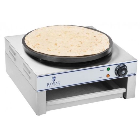 Crêpière professionnelle diamètre 40 cm puissance 3 000 watts 3614050 ...