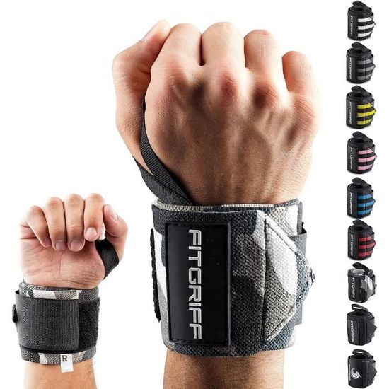 ® Bande Poignet Musculation - Protège Poignet, Poignet De Force ...